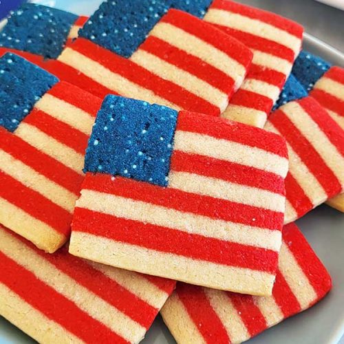 American Flag Cookies - Haniela's