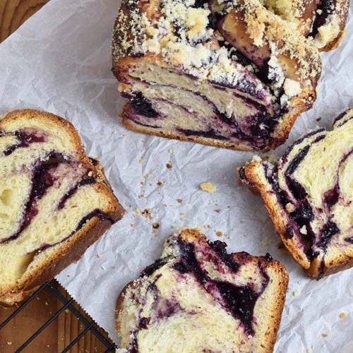 Quick Blueberry Babka Recipe - Haniela's