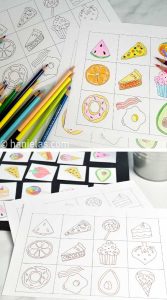 Memory Game Coloring Page - Haniela's