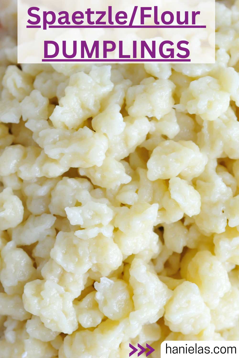 German Spaetzle Dumplings Homemade German Spaetzle
