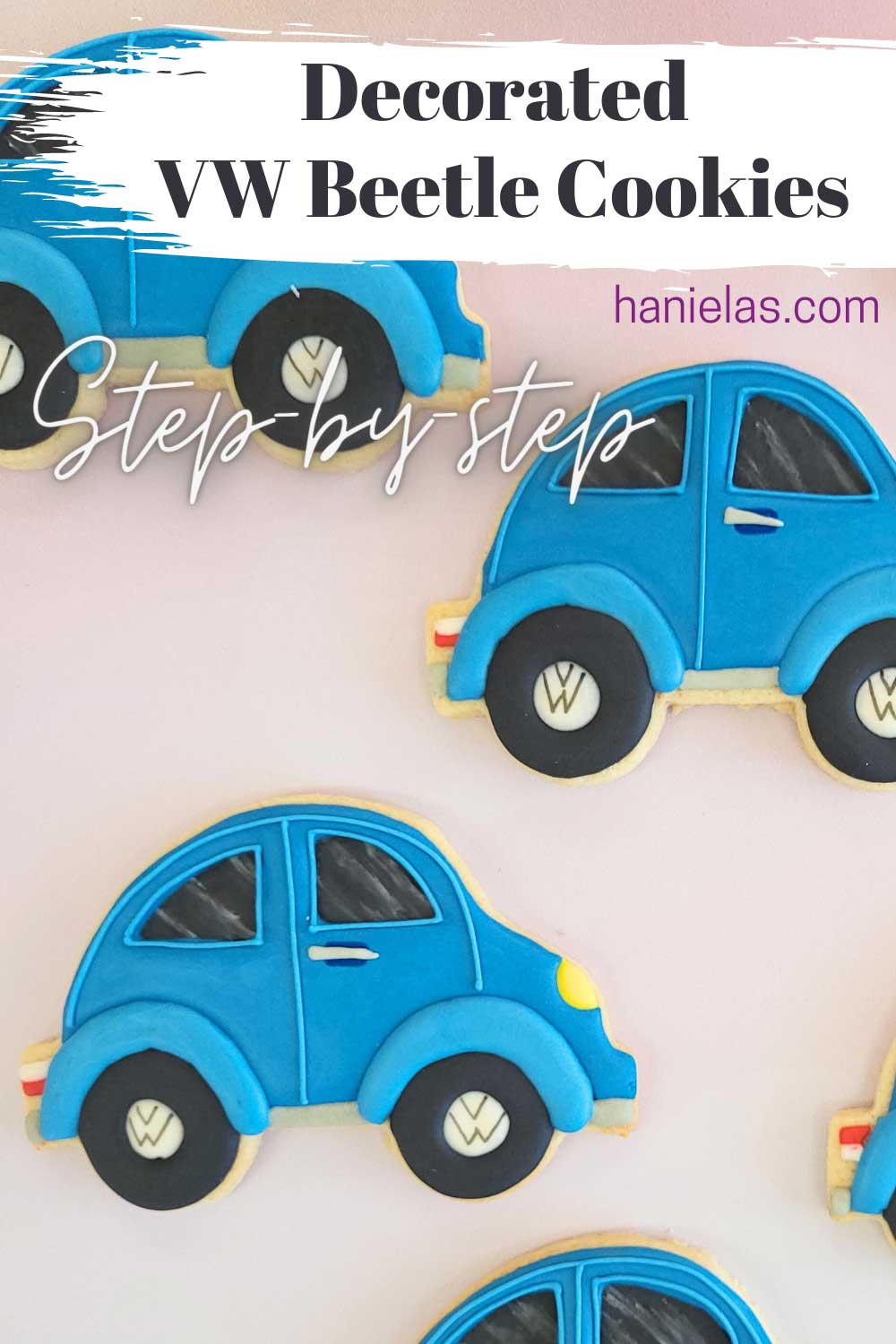 VW Beetle Cookies - Haniela's: Sweet & Savory Recipes + Cookie Decorating